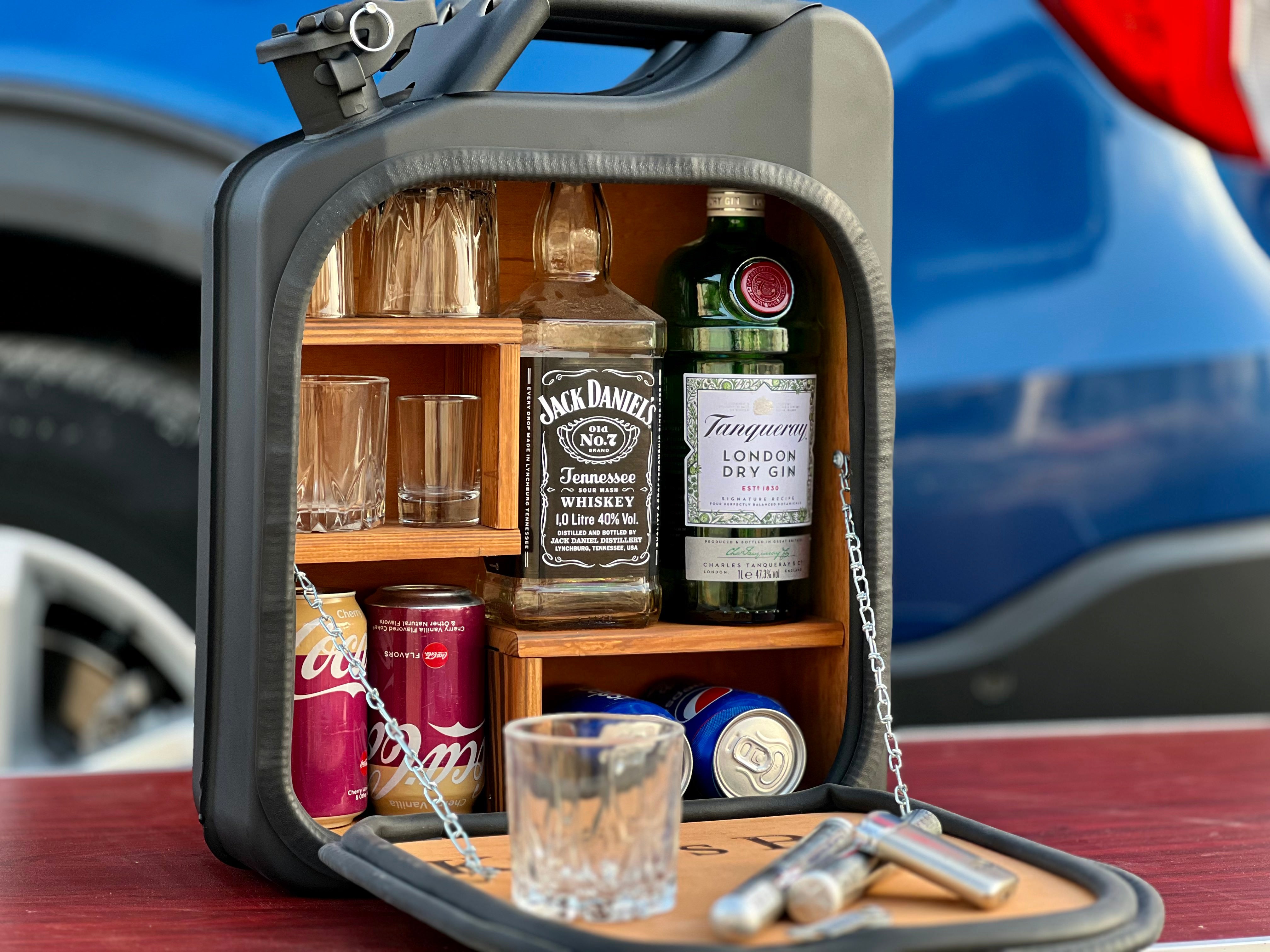 Customizable Liquor and Beverage Jerry Can Mini Bar – JerryCanMinibar